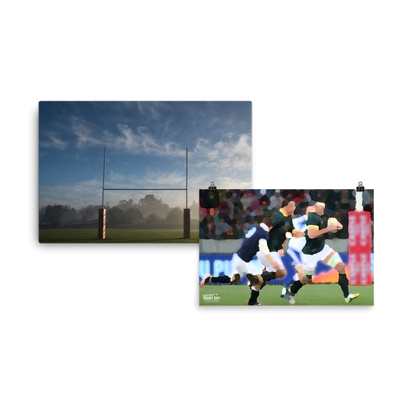 Posters & Canvas – Saturday's A Rugby Day